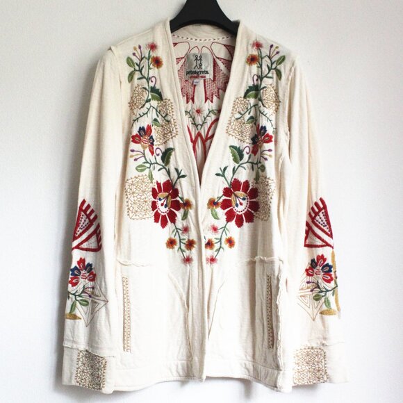 Johnny Was | Sweaters | New Johnny Was Embroidered Jacket Coatigan Boho ...